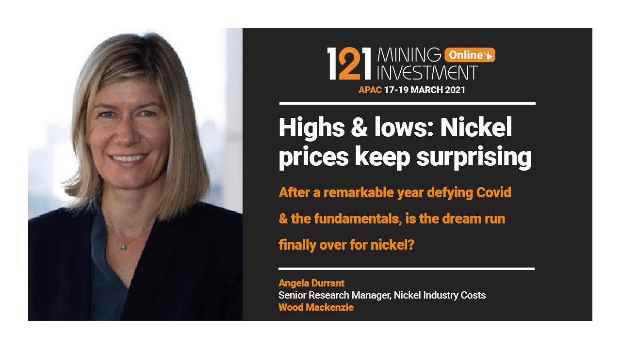 Highs & Lows - Nickel Prices Keep Surprising: Angela Durrant, Wood ...
