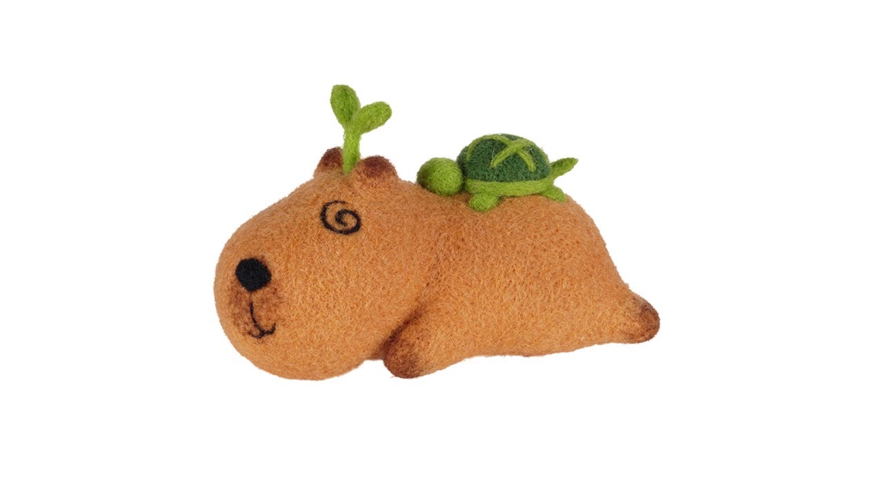 Capybara with a turtle - YouTube