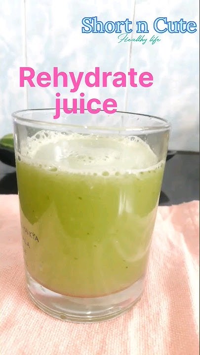 Rehydrate cucumber juice |Refreshing drink #healthylifestyle #shortncute - YouTube