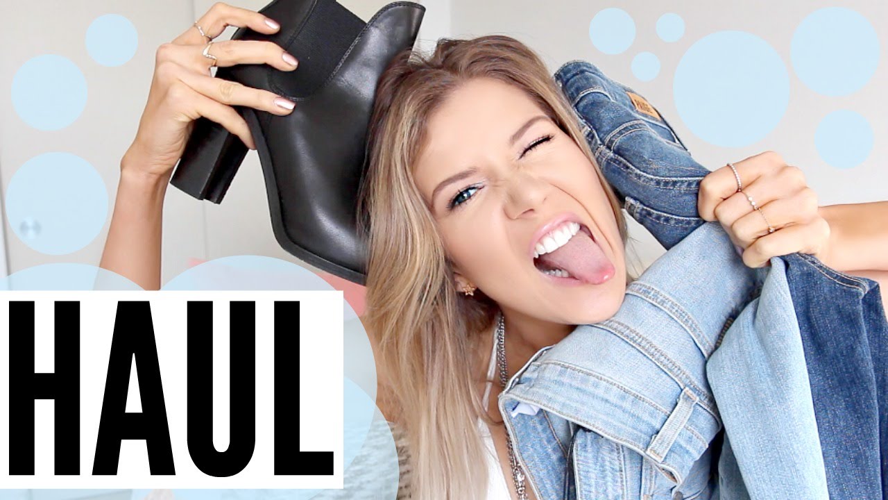 FASHION HAUL AKA I SPENT A LOT OF MONEY - YouTube