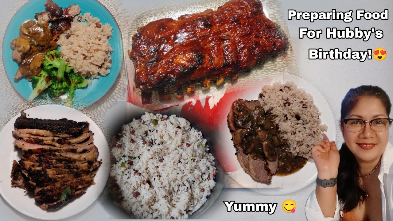 Preparing Food For Hubby's B-day!😍 - YouTube