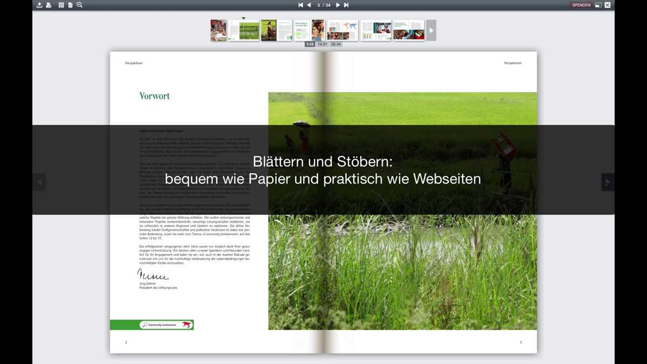 Interaktives PDF als ePaper für Geschäftsbericht - YouTube