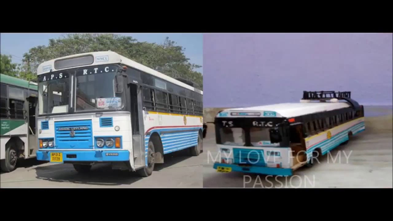 Making of TSRTC Bus Toy | Home Made | EngineerToys #TSRTC #Bus # ...