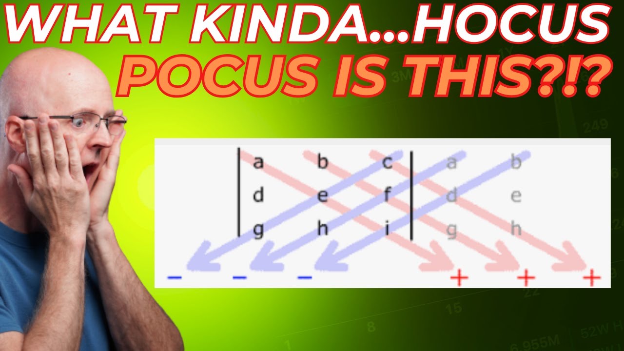 Multi Calc, Lec 7: Vector Cross Product (includes 3x3 Determinant ...