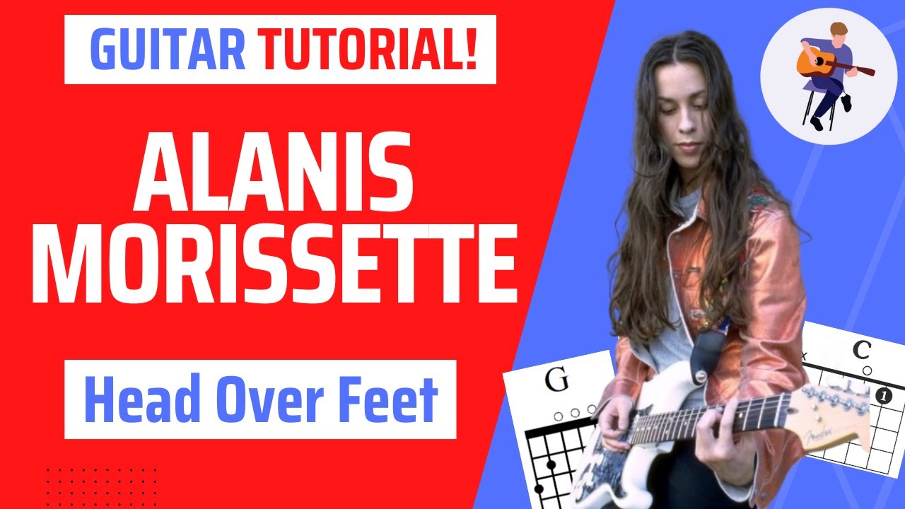 Head Over Feet Alanis Morissette FAST guitar tutorial - YouTube