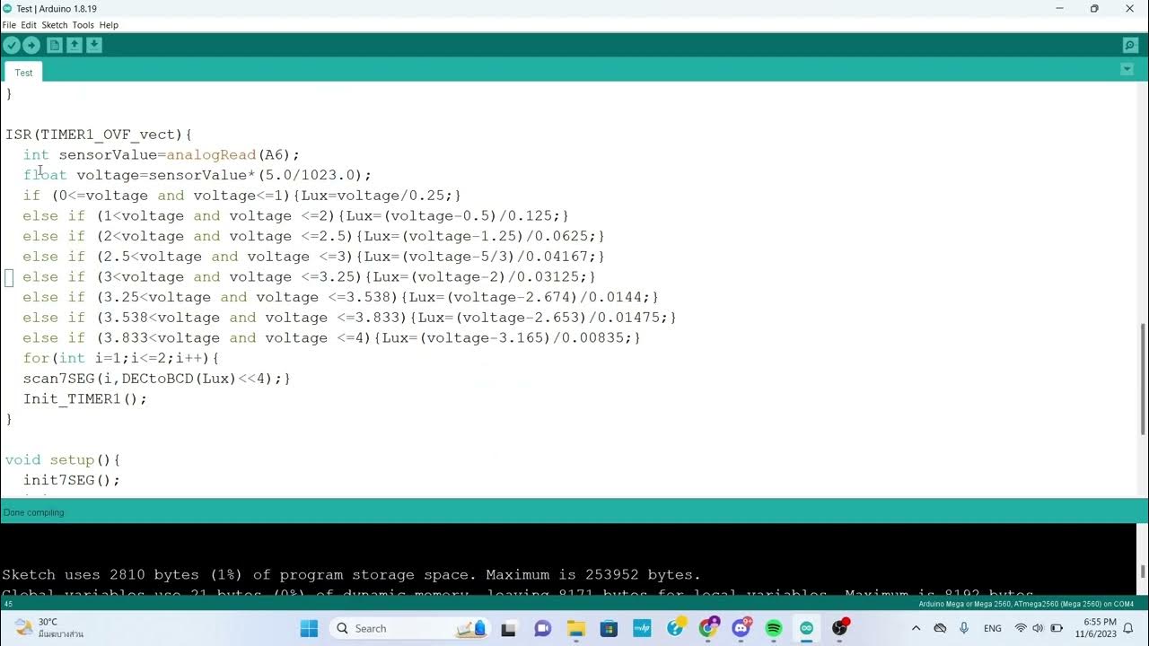 Microprocessor Final ข้อที่ 1 (แก้ไข) 6410502524 Agcarapole sec 2 - YouTube