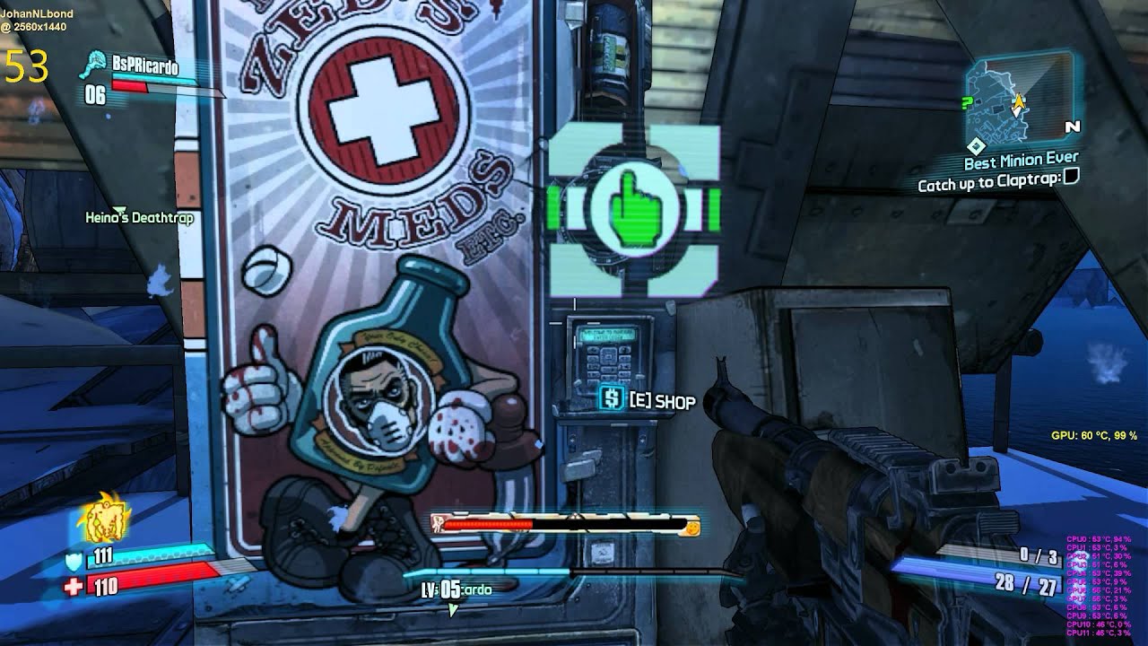 Borderlands 2 Medium settings 1440P on GTX 960 #5 - YouTube