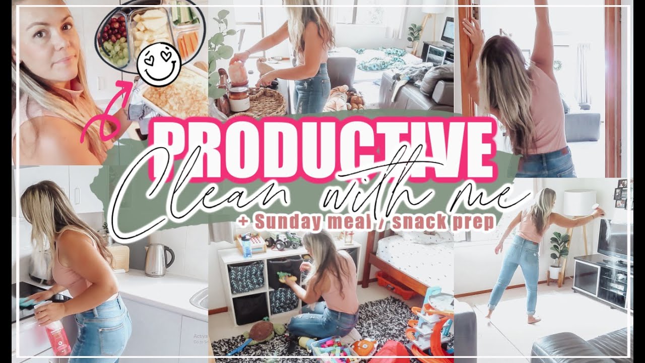 SUPER PRODUCTIVE DAY 🌟 CLEAN WITH ME || GET IT ALL DONE || SIMPLE MEAL ...