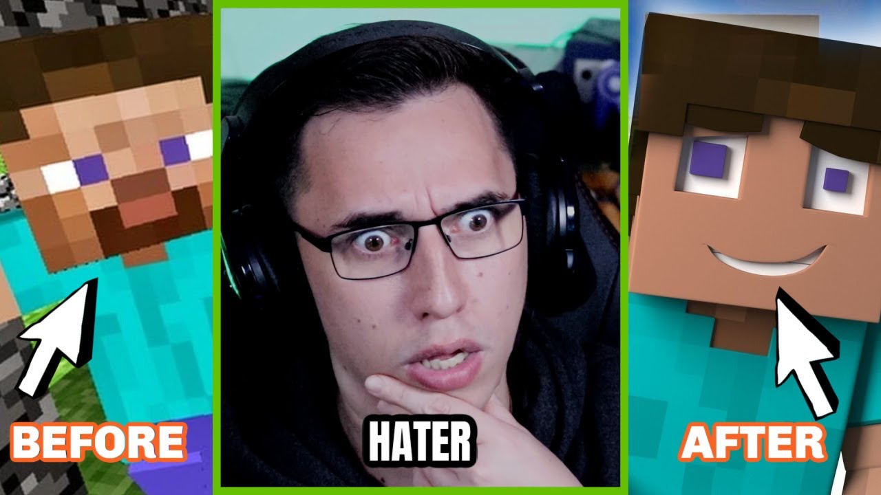 MINECRAFT hATeR REACTS to EVERYTHING Minecraft for the FIRST TIME ...
