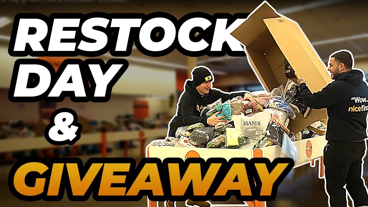 RESTOCK Day @ Nice Find & GIVEAWAY VLOG#007 - YouTube