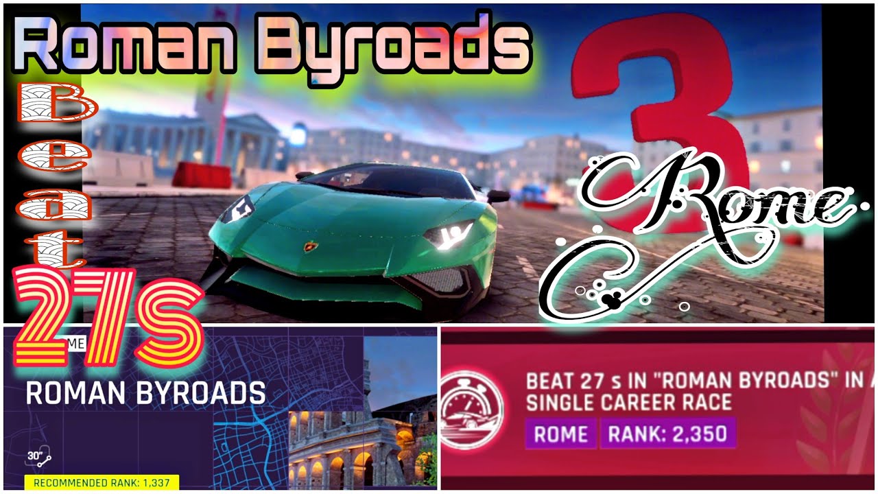 Asphalt 9 | LAMBO Episode-7 | Beat 27s in "Roman Byroads" in Rome in ...