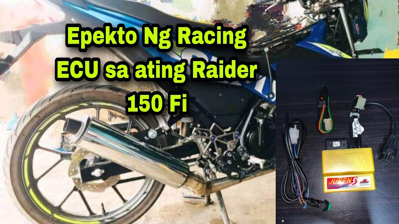 Epekto Ng Racing ECU sa ating Raider 150 Fi - YouTube