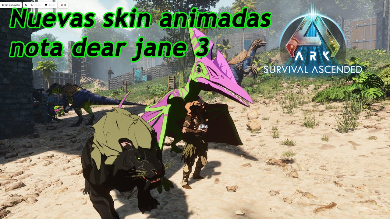 Como conseguir las nuevas skins animadas, nota dear jane 3 - ark asa - YouTube