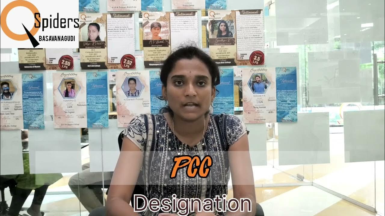 Get CERTIFIED and PLACED in top MNCs through QSpiders Basavanagudi ...