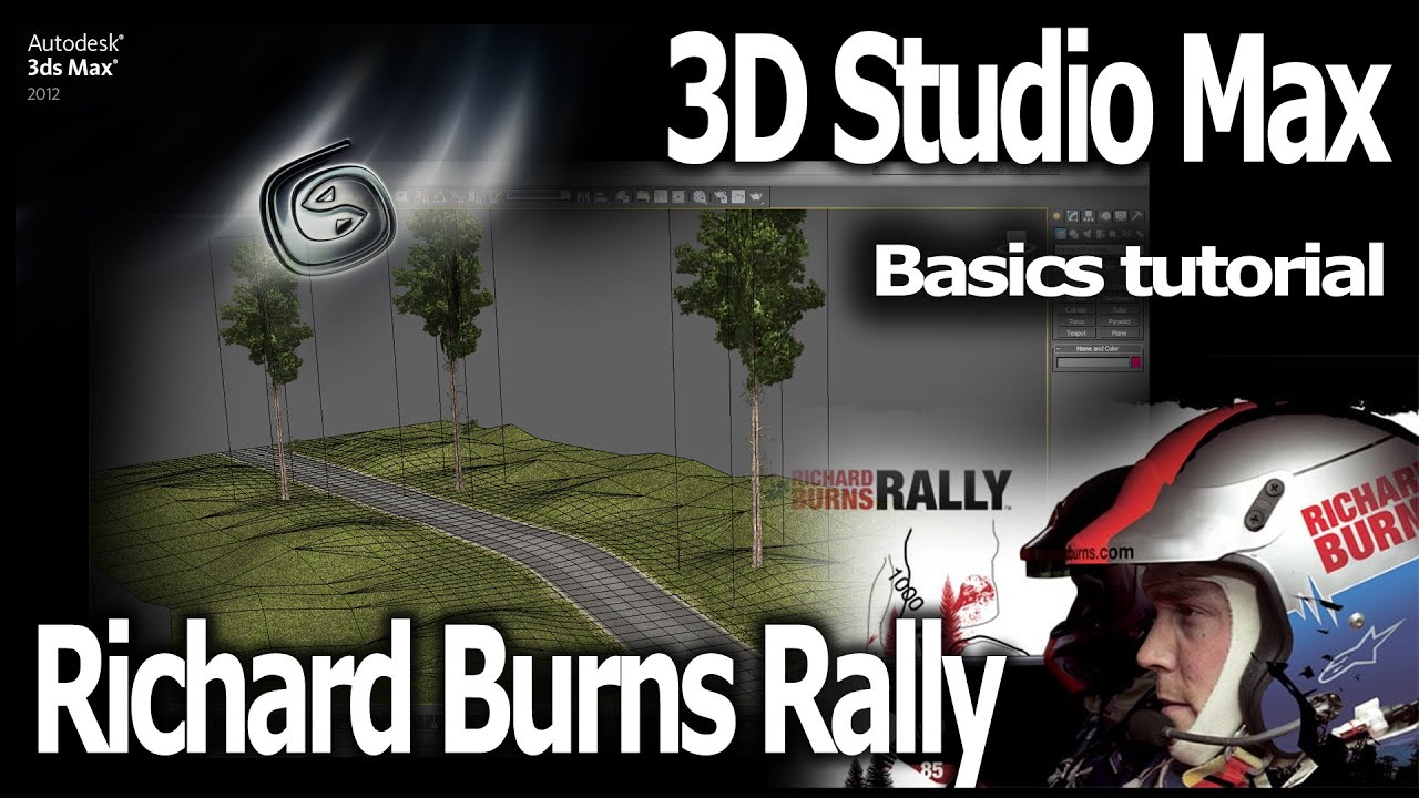 How to create a chunk of rally stage in 3D Studio Max and make it run ...