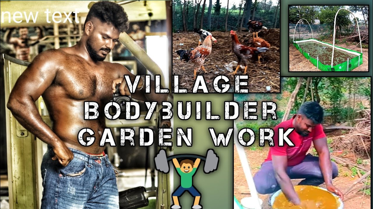 village bodybuilder garden work chick asola bet #trending #viral # ...