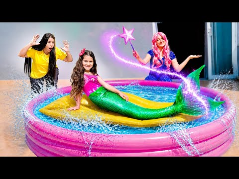 UMA MULHER DE CABELO ROSA TRANSFORMOU A LAYRA EM UMA SEREIA!!