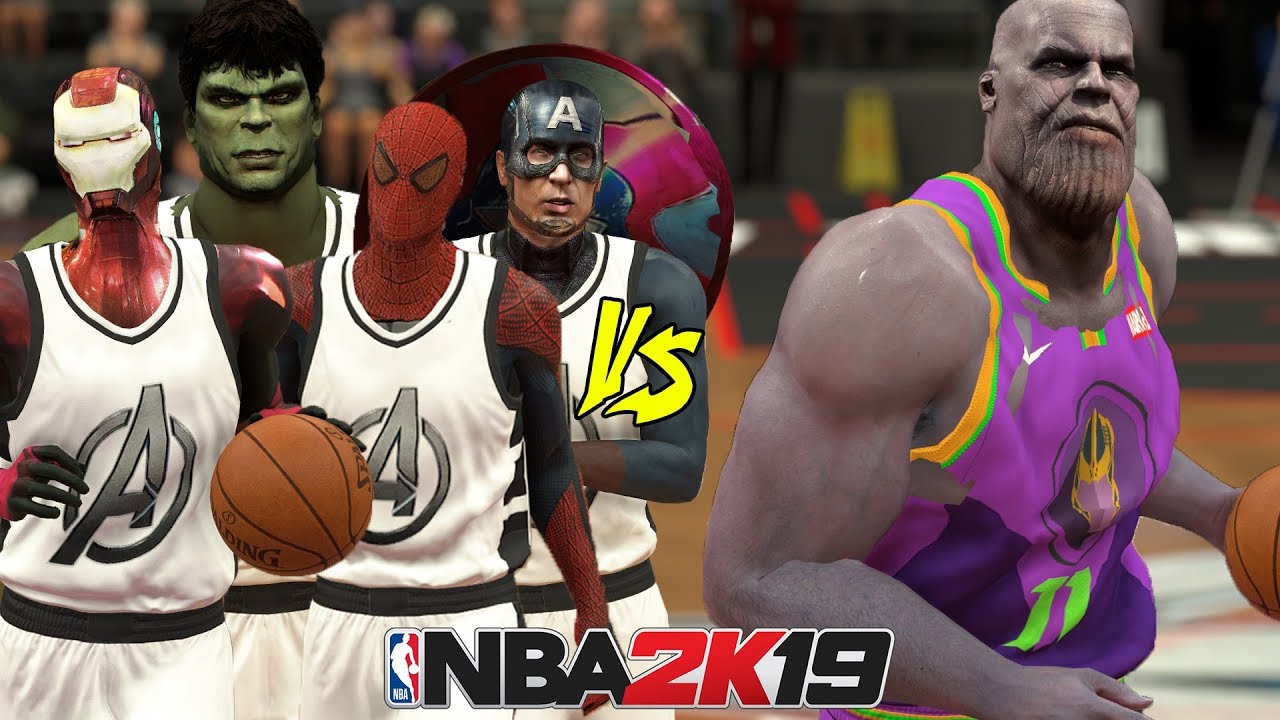 The Avengers Vs Thanos In NBA 2K19! - YouTube
