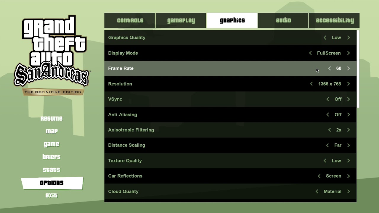 GTA San Andreas Definitive Edition Camera Bug Fix!! - YouTube