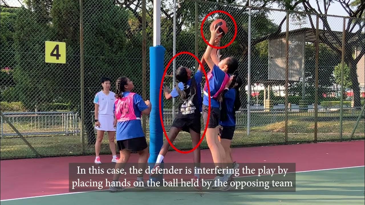 Netball Contact Rule explained - YouTube