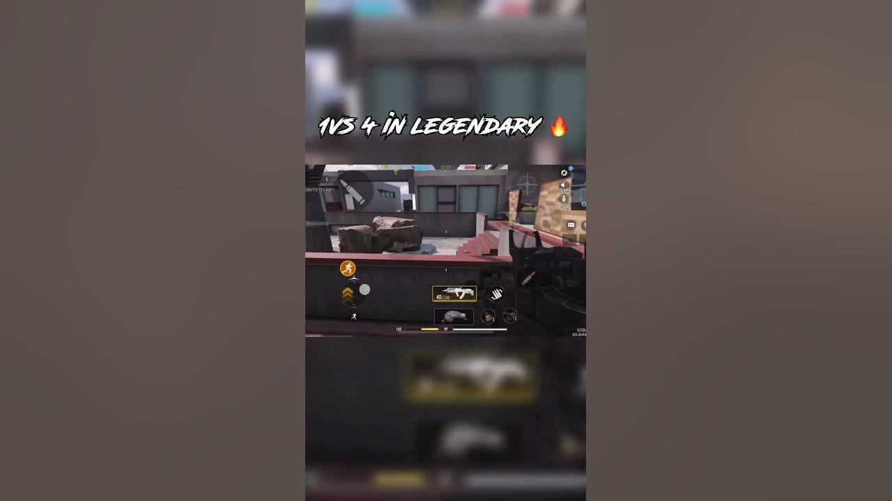 1vs 4 in legendary 🔥| MP Ranked CODM #codm #codmobile #callofdutymobile - YouTube