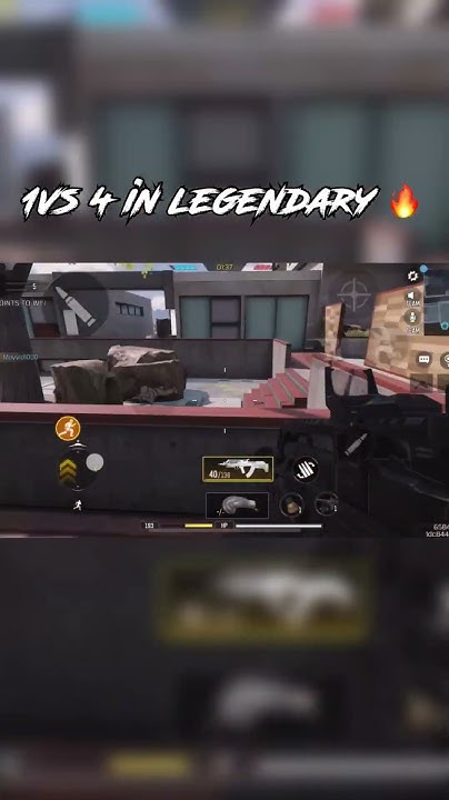 1vs 4 in legendary 🔥| MP Ranked CODM #codm #codmobile #callofdutymobile - YouTube