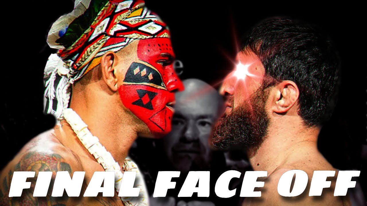 Alex Pereira And Magomed Ankalaev Final Face Off Getting Intense 'UFC ...