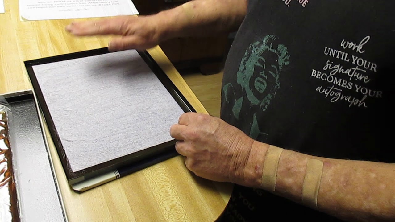 The ORIGINAL Hectograph printer - YouTube