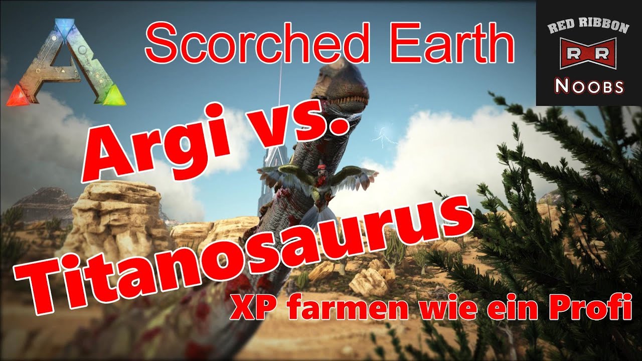 Ark - Scorched Earth - Argi vs. Titanosaurus (4K) - YouTube