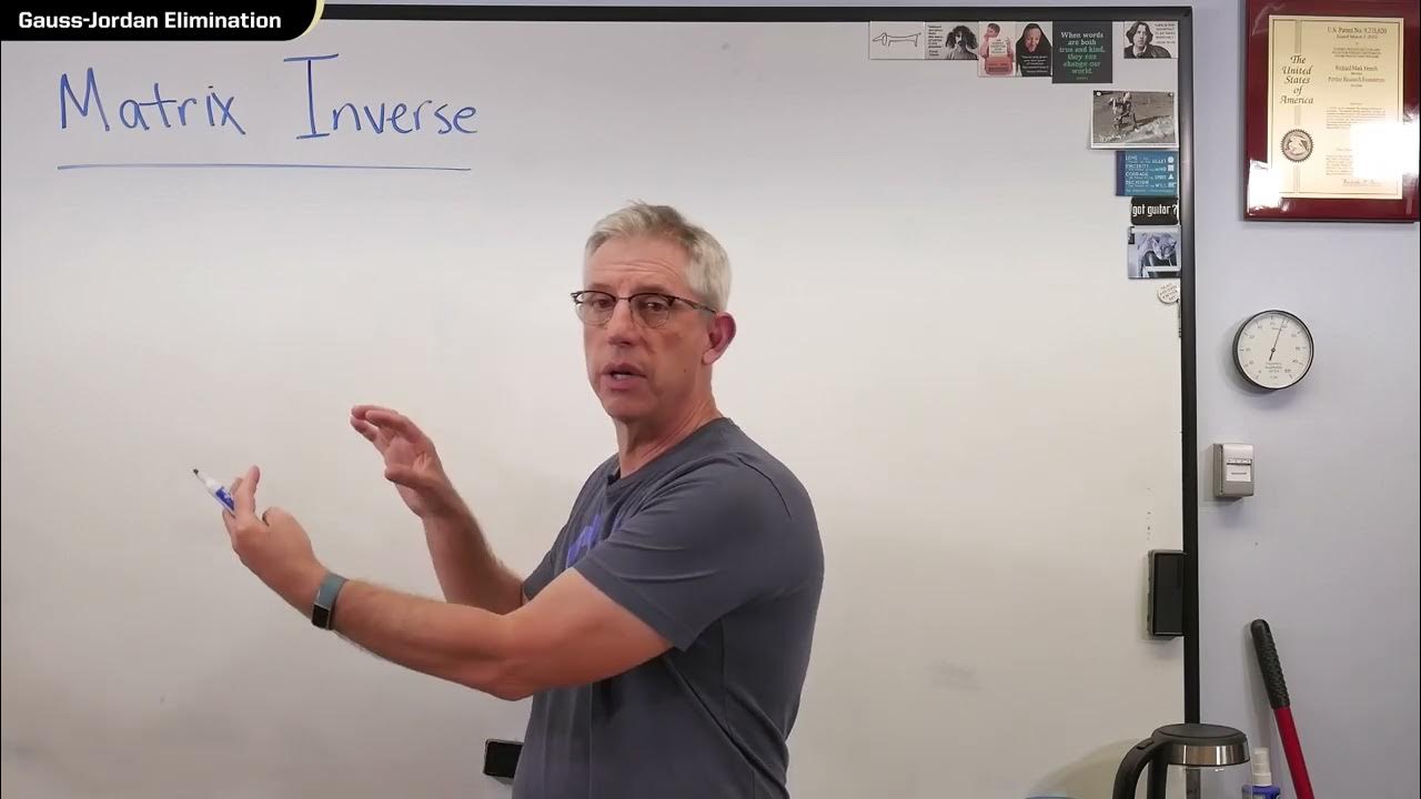 ENGT 50900 10-3 Matrix Inversion - YouTube