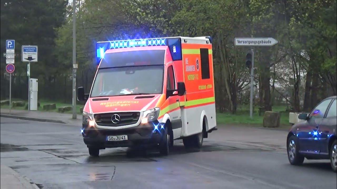[Reserve RTW] Einsatzfahrt RTW Johanniter Göttingen - YouTube