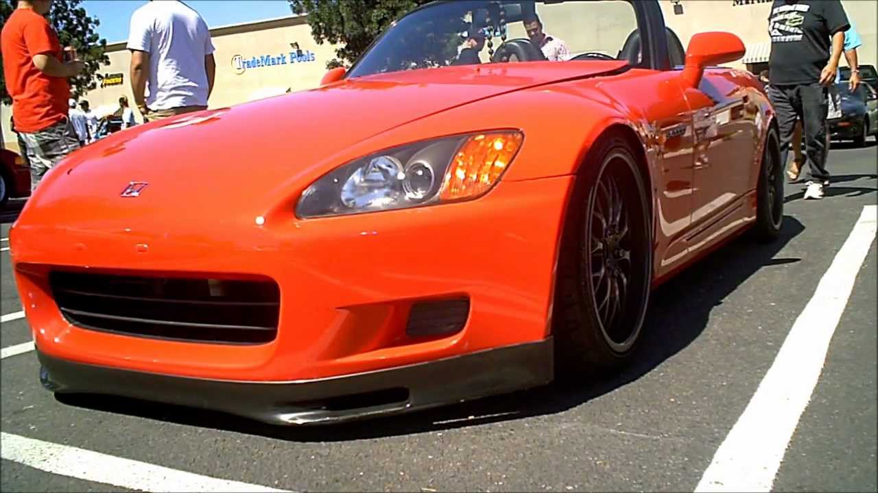 2001 Honda S2000 AP1 on HP Design Rims lowered on KSport Coilovers ...