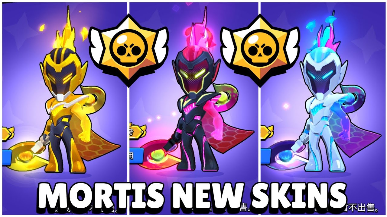 Mortis New Skins Brawl Stars - YouTube