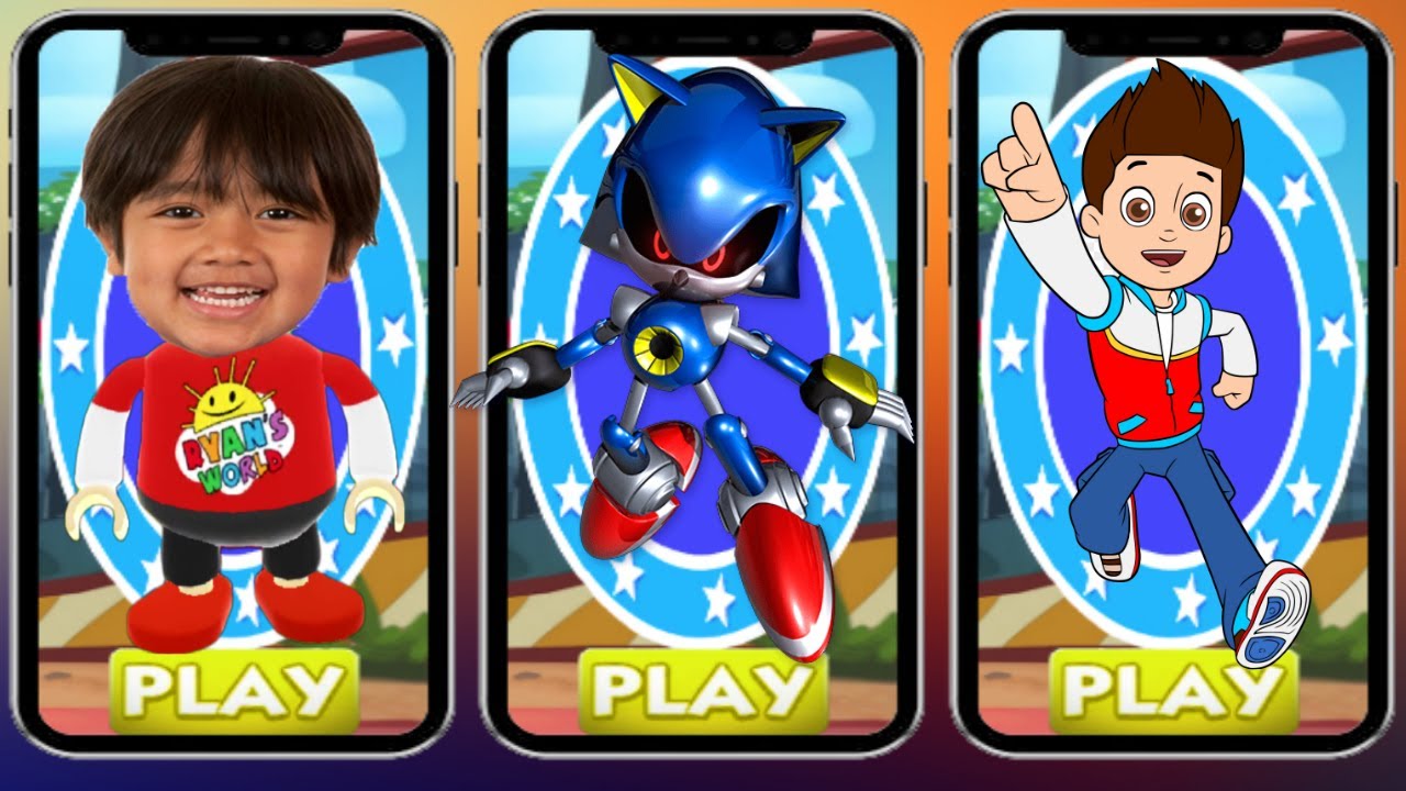 Dash with Metal Sonic vs Dark Titan vs Ryder - Run Gameplay - YouTube