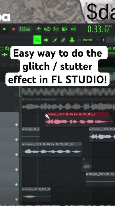 EZ how to do the stutter / glitch effect in fl studio #flstudio # ...