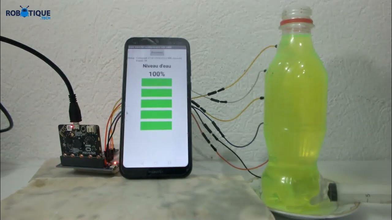 Water level measurement system based on Micro:bit and Smartphone - YouTube