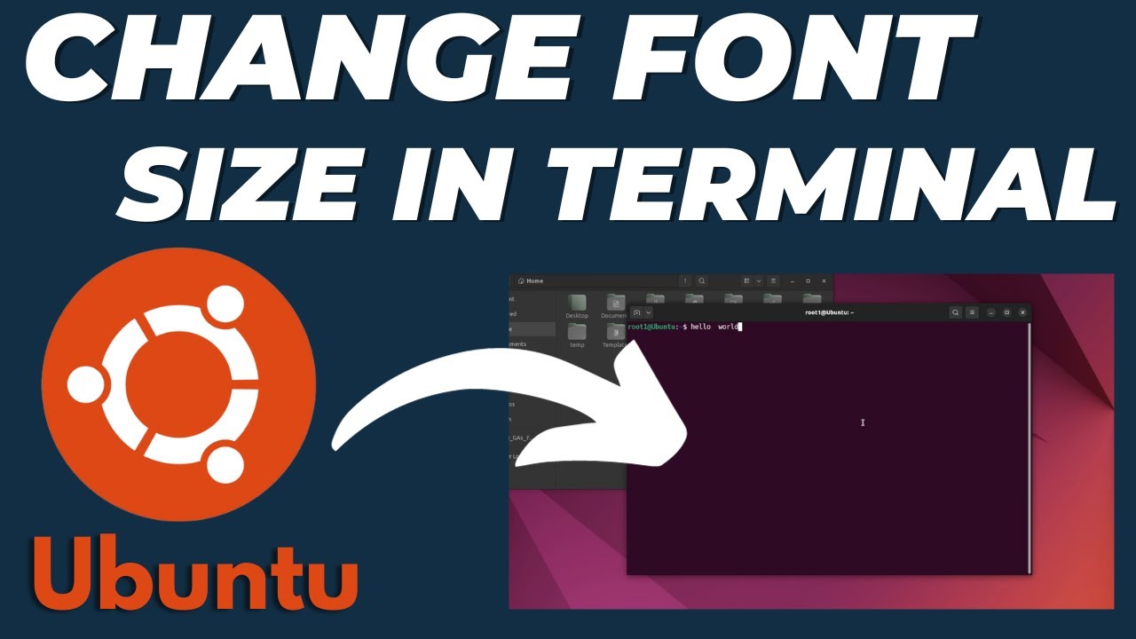 How To Increase Font Size In Ubuntu Terminal Tutorial YouTube