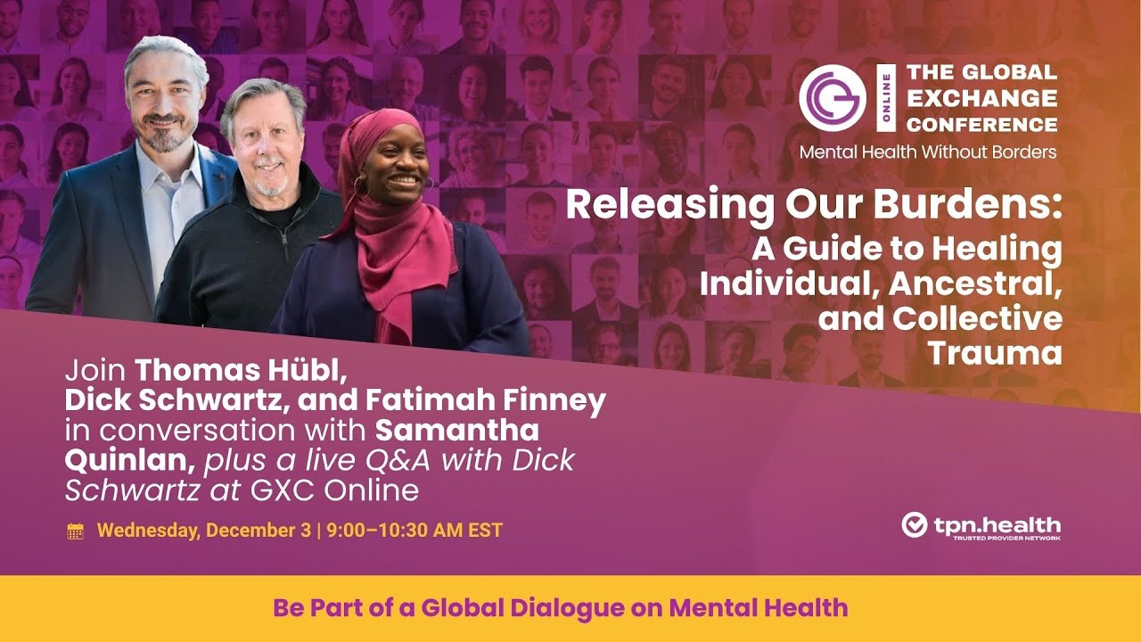 Dick Schwartz, Thomas Hübl, and Fatimah Finney in conversation with Sam ...