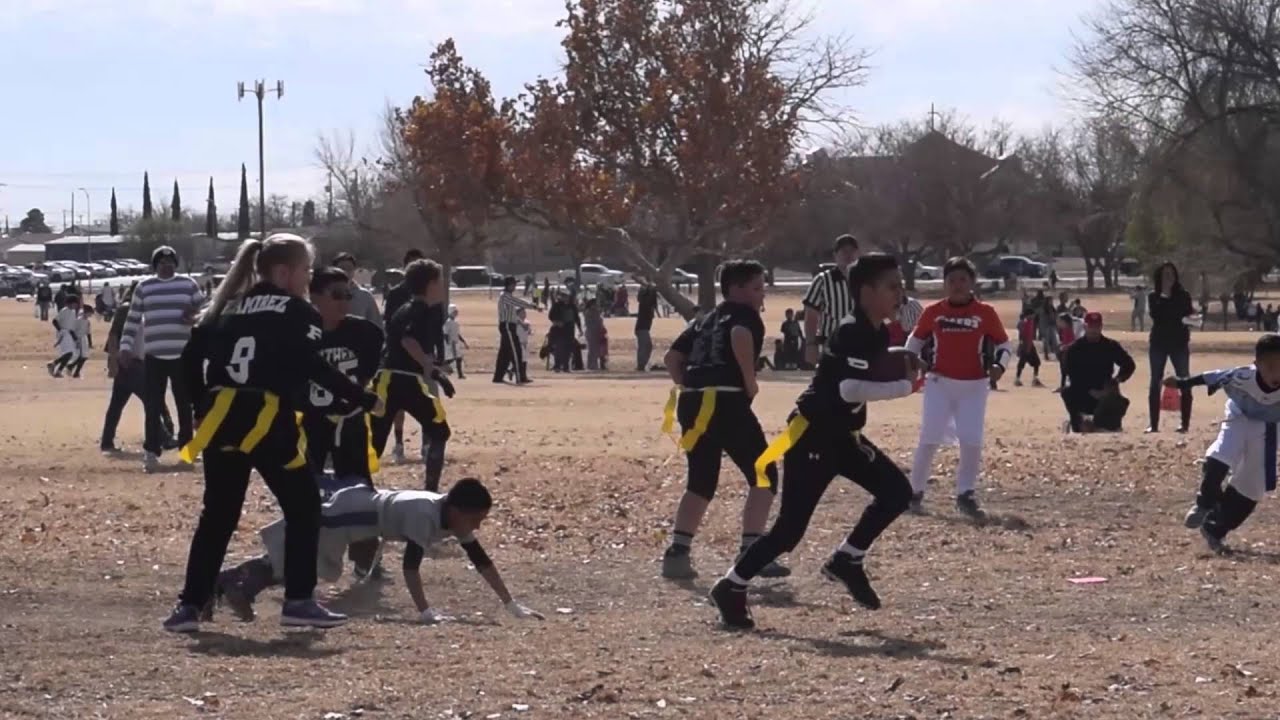 10U PANTHERS Flag Football Game 1 Highlight Video 12/2015 - YouTube