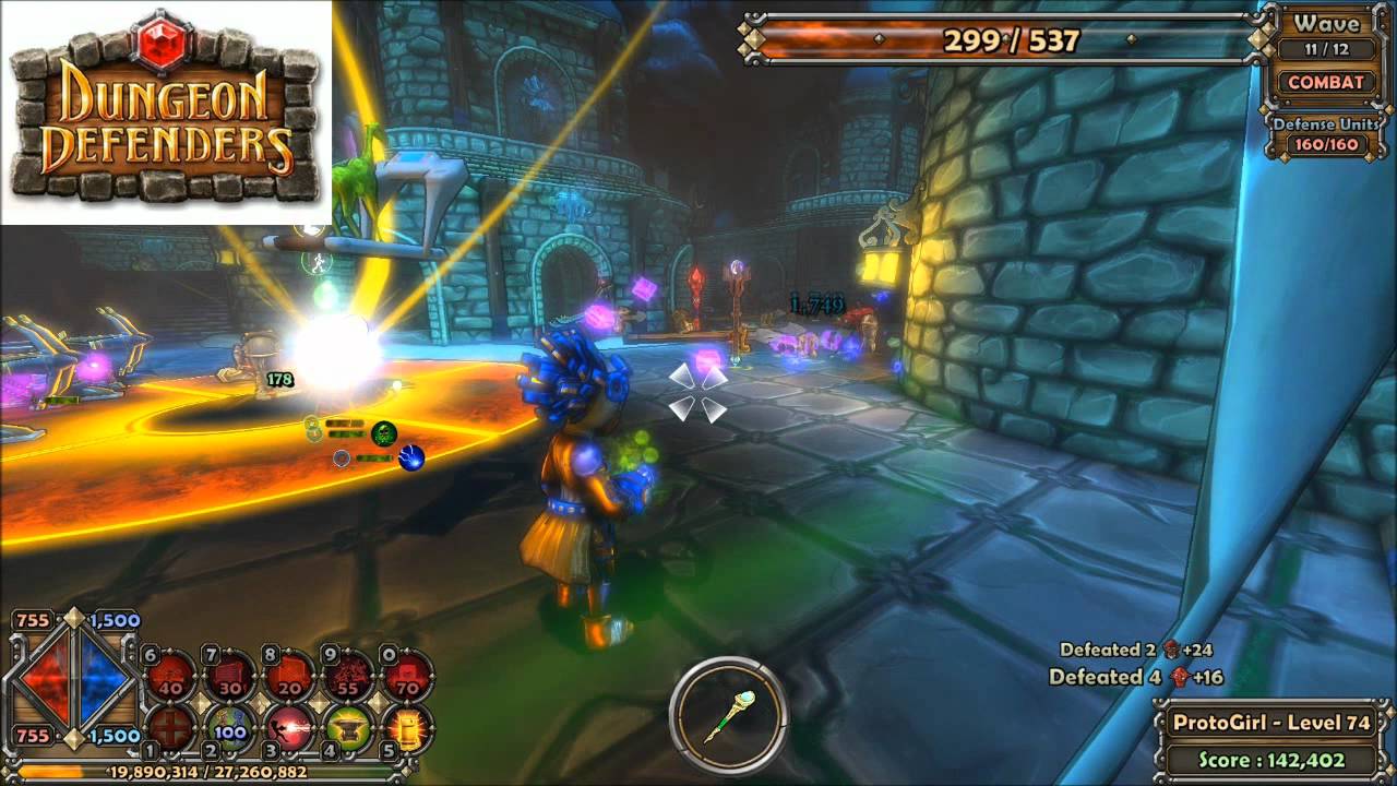 Dungeon Defenders Challenge Maps- Riddle of The Deep (Part 2 of 2 ...