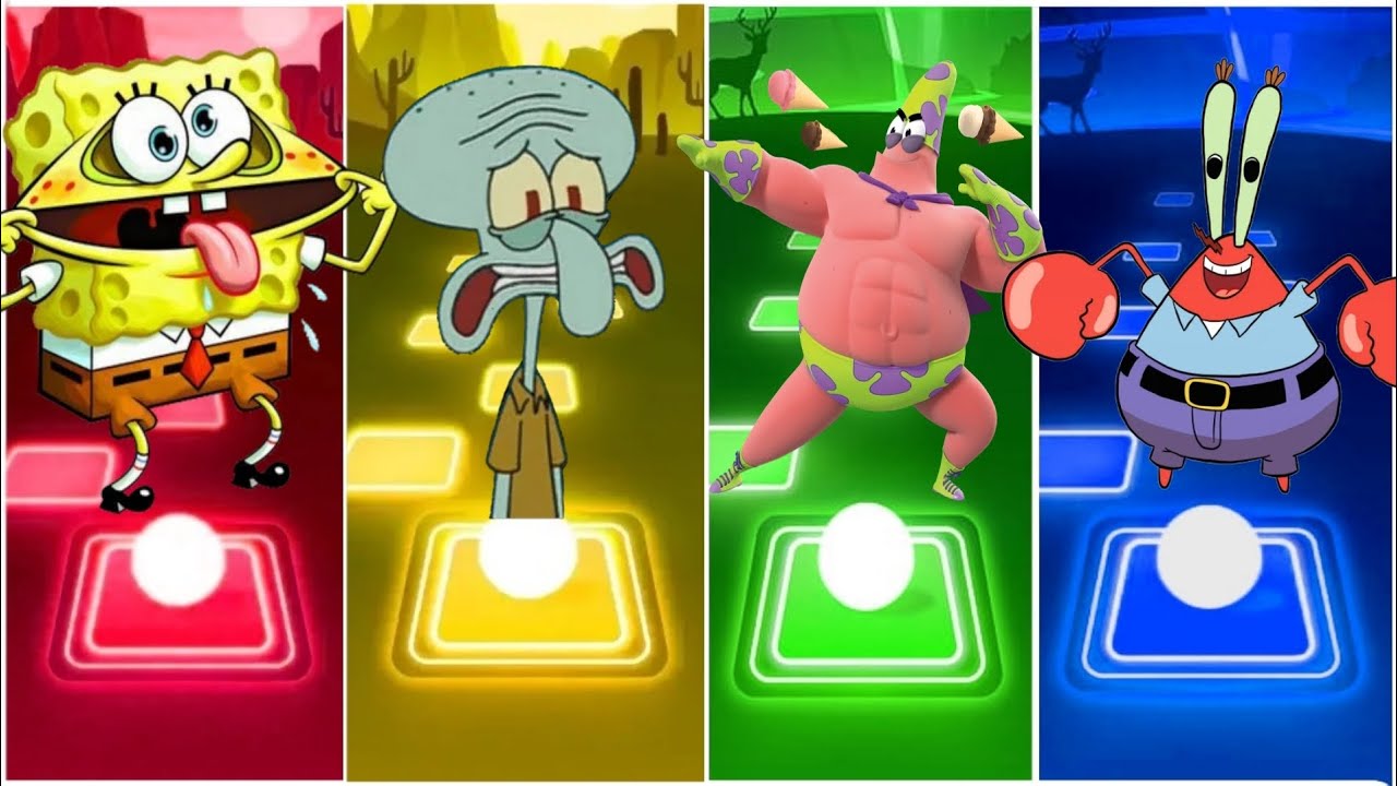 Bob vs Patrick vs Squidward vs Sandy 🎶 Who Will Win? - Guitarist ...