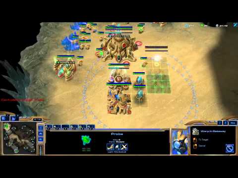 Protoss 3 gate Proxy oracle all in! - YouTube