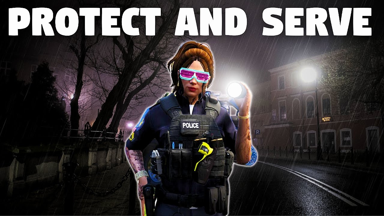 I Protect and Serve As Cop in GTA 5 RP - YouTube