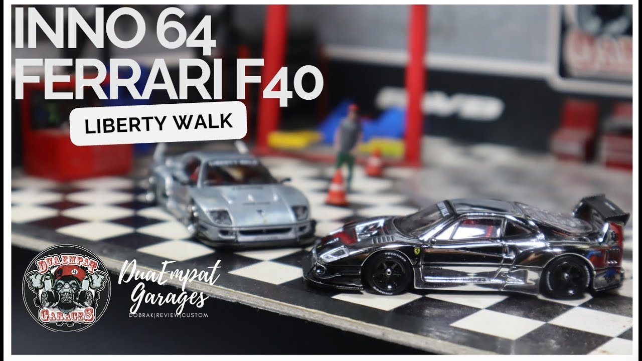REVIEW || FERRARI F40 "CHROME" EXCLUSIVE - YouTube
