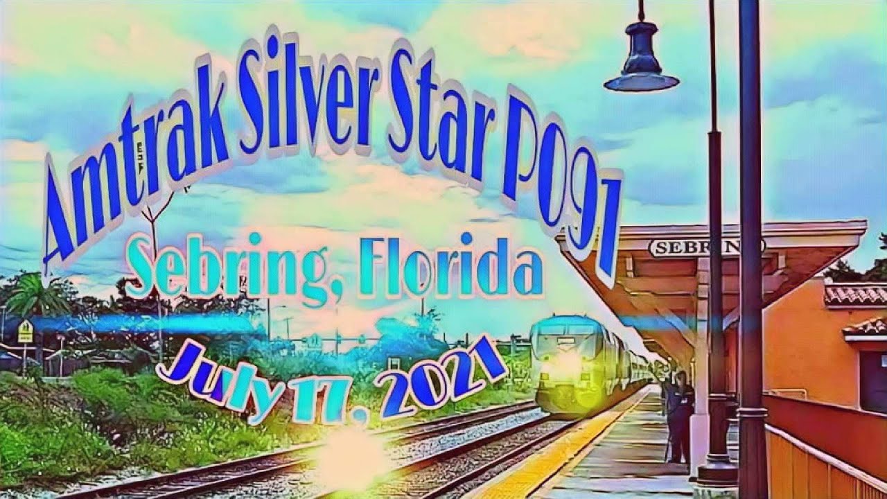 Amtrak P091 in Sebring - July 17, 2021 - YouTube