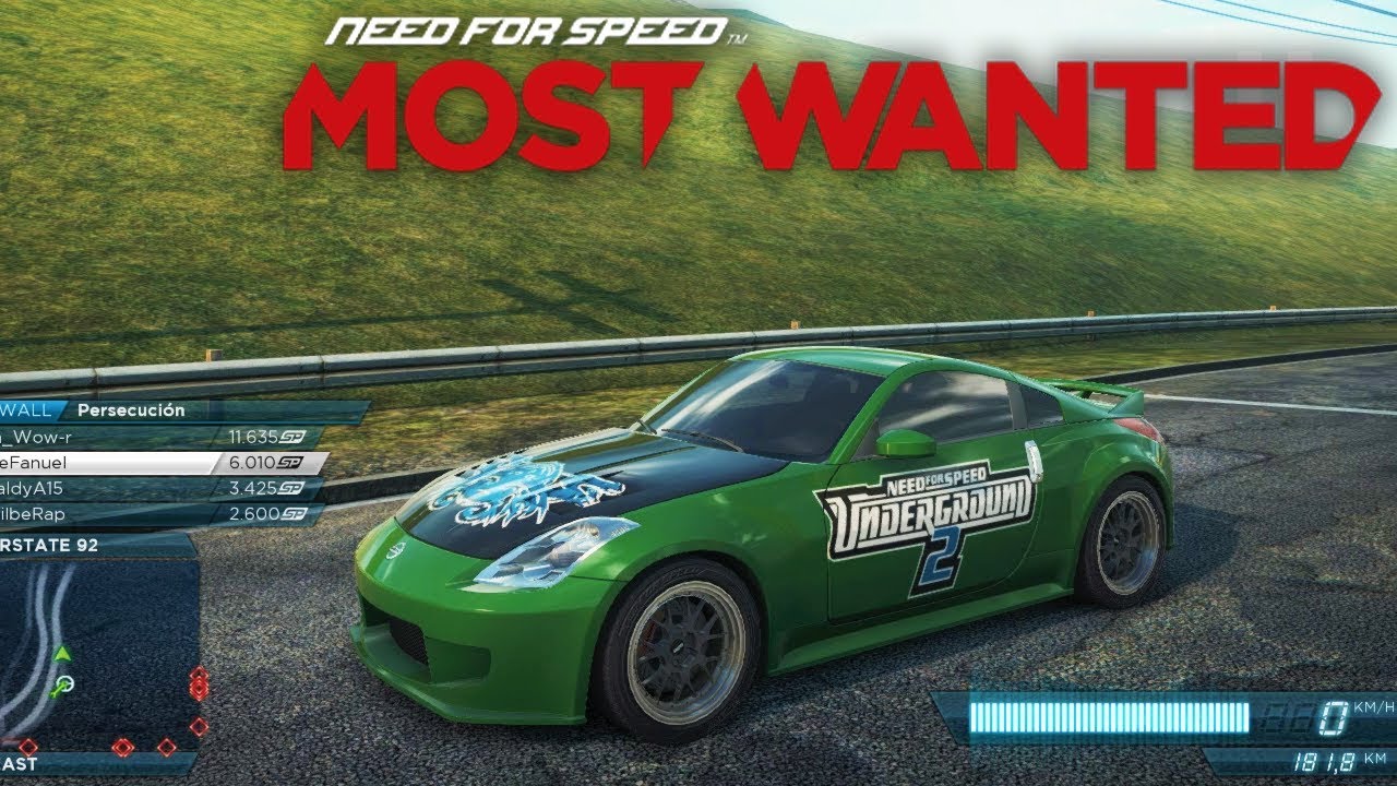 Nissan 350Z | NFS Most Wanted 2012 - YouTube