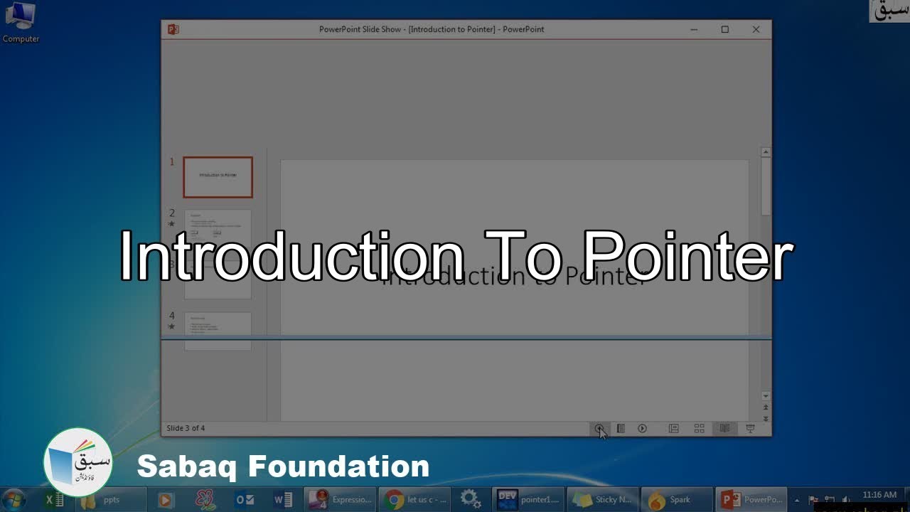 Introduction To Pointer Computer Science Lecture Sabaqpk Youtube