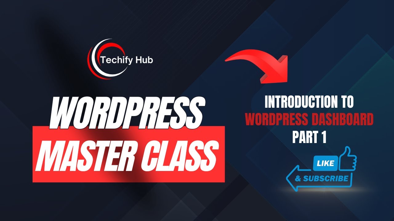 🔥 WordPress Dashboard Explained for Beginners (Part 1) | Master Your Website Setup! - YouTube