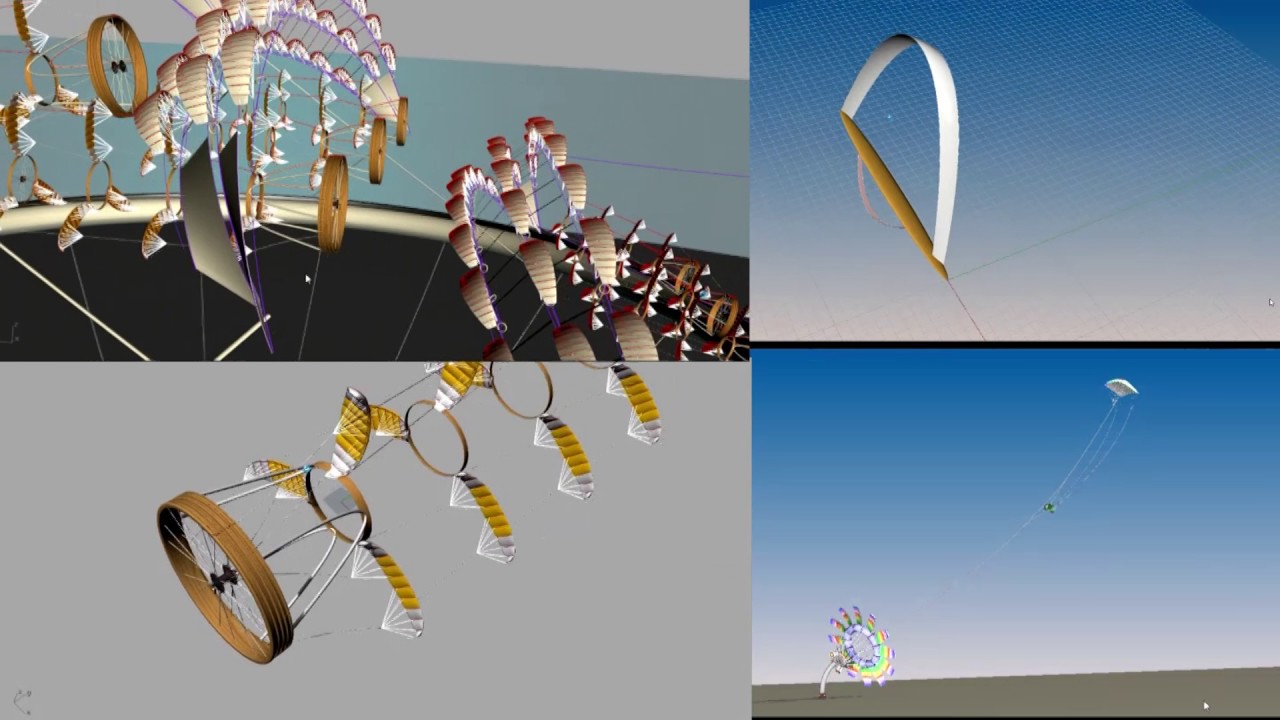 Early kite energy network concepts - YouTube