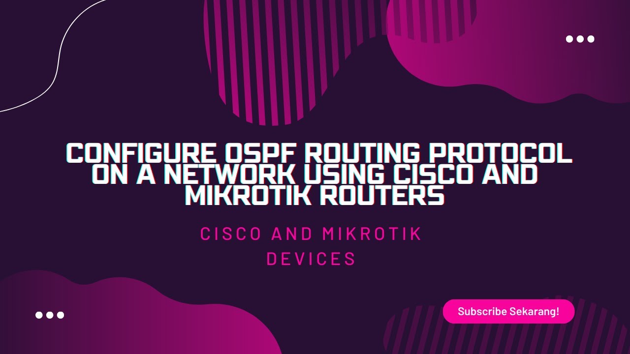Day 39 Configure Ospf Routing Protocol On A Network Using Cisco And